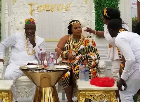 Photos: Gospel musician Gifty Osei and NPP’s Hopeson Adoye tie the knot ...