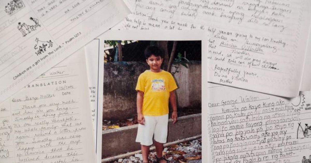 George H.W. Bush secretly sponsored Filipino boy, letters reveal ...