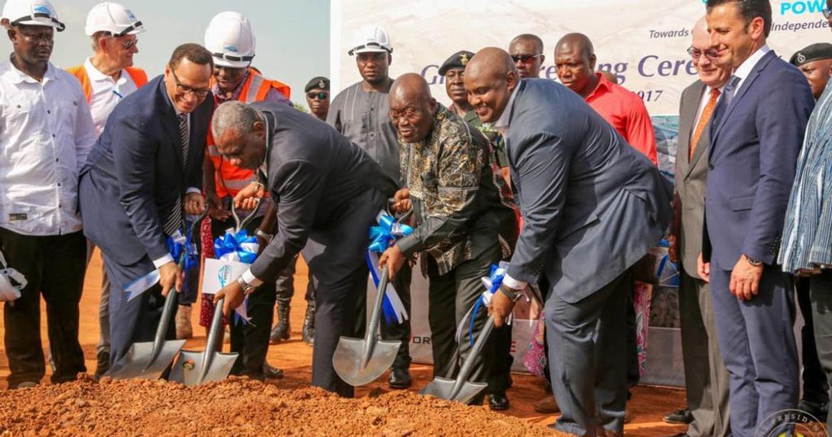 President Akufo-Addo Cuts Sod For 400MW Bridge Power Project | Pulse Ghana