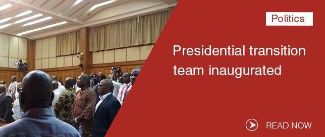 Presidential transition team inaugurated | Pulse Ghana