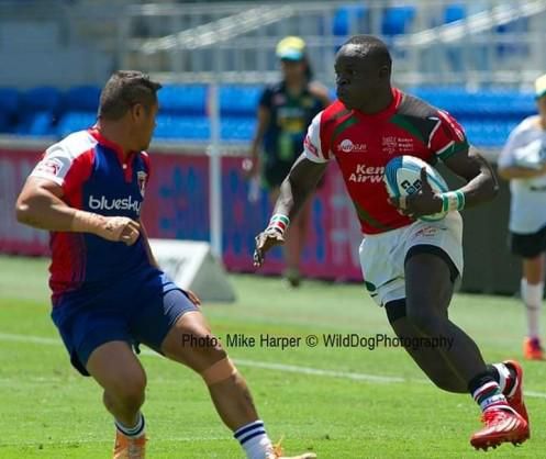 Kenya / Rugby: Ojee Captain Shuuja squad on duty at the Hamilton and ...