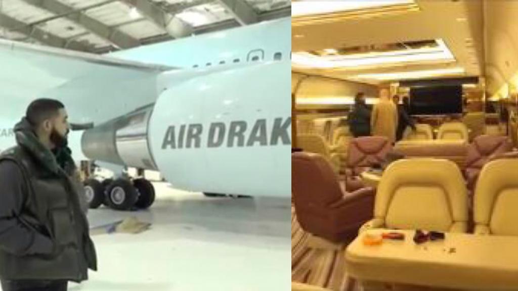 VIDEO: Here’s a look inside Air Drake - the aeroplane the rapper bought ...
