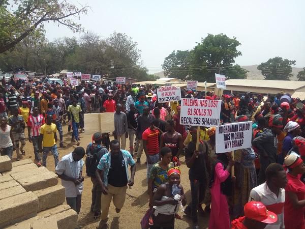Talensi residents demonstrate against Chinese mining company | Pulse Ghana