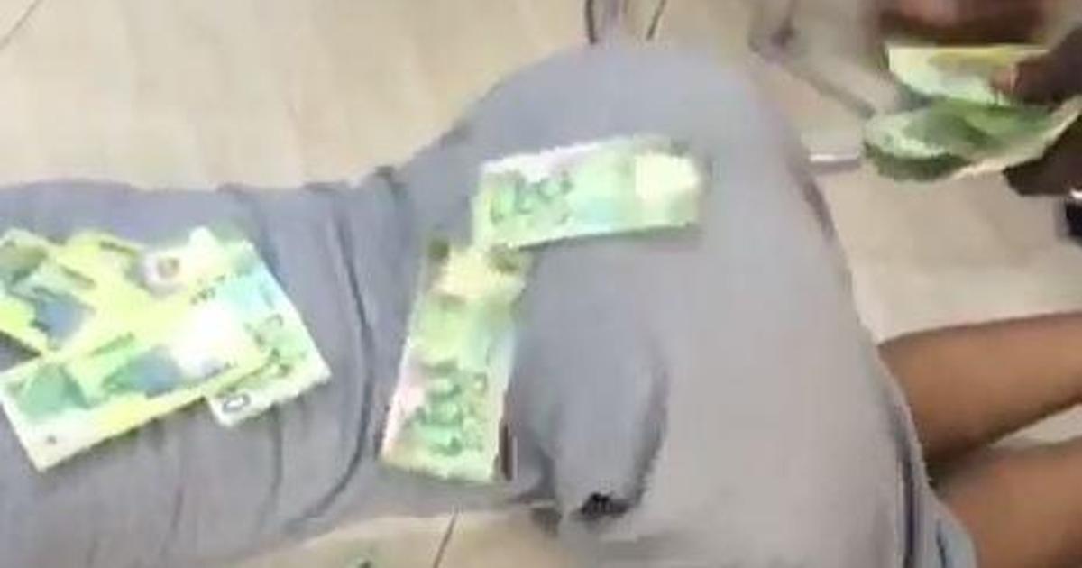 Nana Aba's baby daddy Osebo sprays cash on Akuapem Poloo as she twerks ...