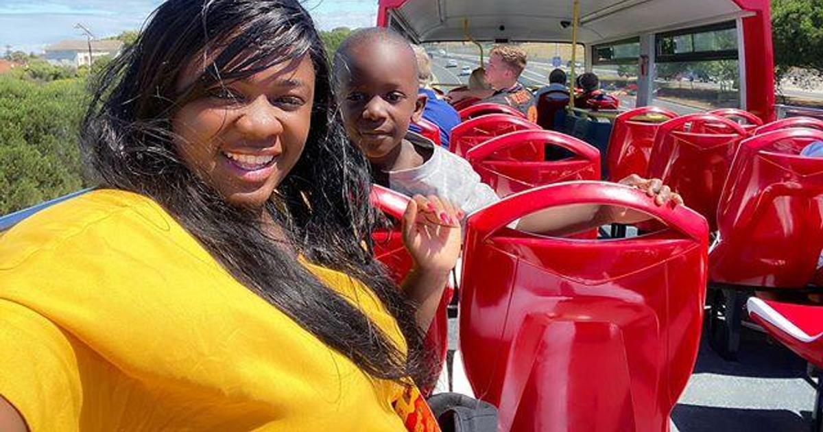 Photos:Tracey Boakye and son spend vacation in South Africa | Pulse Ghana