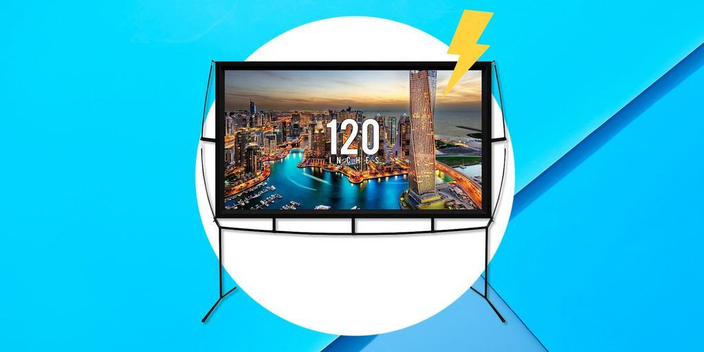 Wayfair’s Jumbo 100-Inch Movie Projection Screen Is On Sale For 50 ...