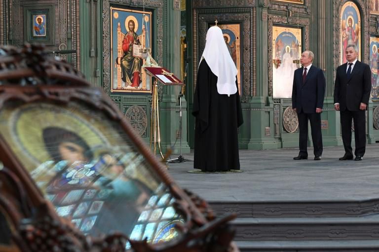 Putin hails Russian war dead at giant new army cathedral | Pulse Ghana