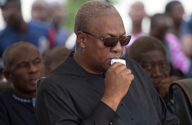 Mahama visits family of the late Mfantseman MP | Pulse Ghana