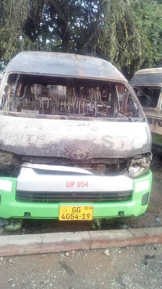 Western Togoland group burns STC bus terminal in Ho | Pulse Ghana