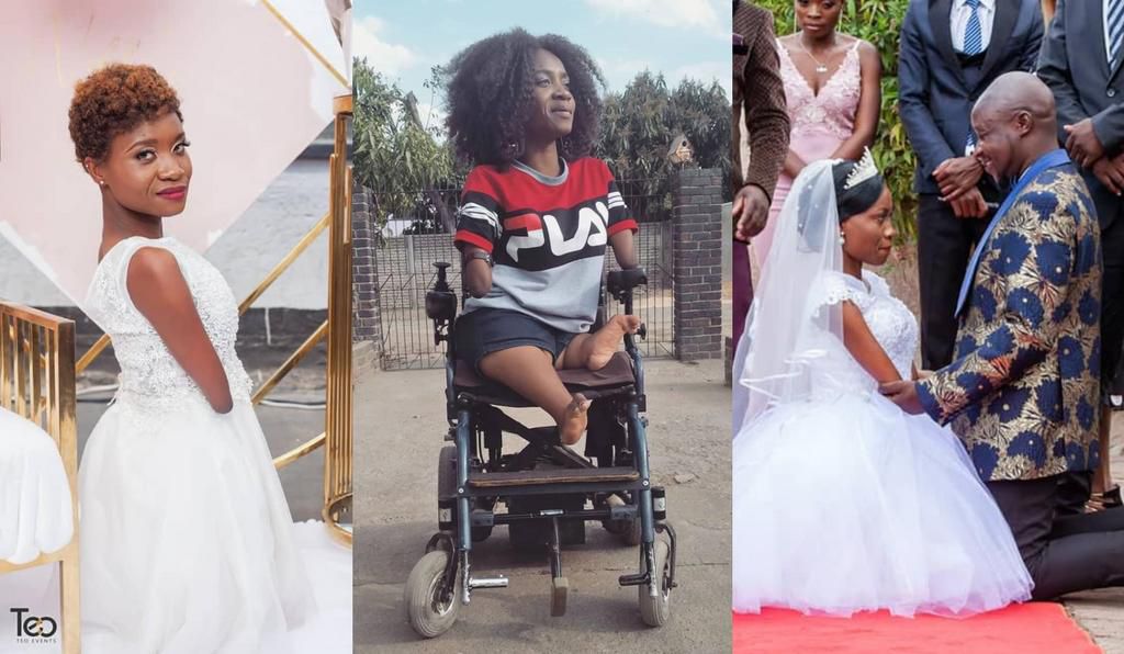 Motivational speaker born without hands & knees marries boyfriend who ...