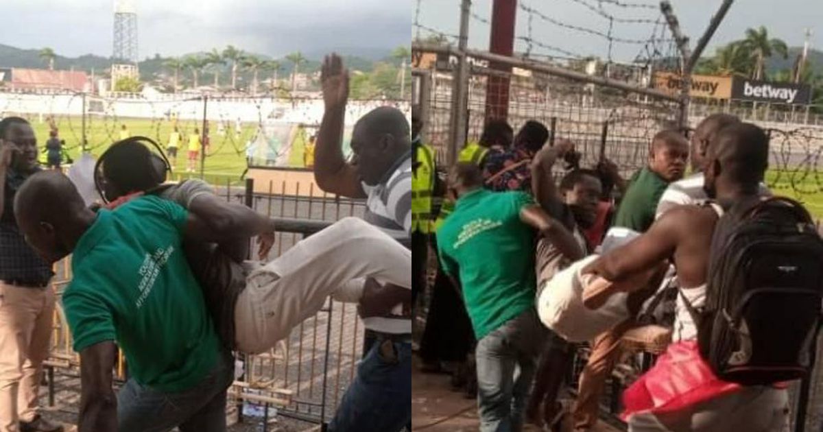 Photos: Journalist thrown out of Len Clay stadium for describing Kotoko ...
