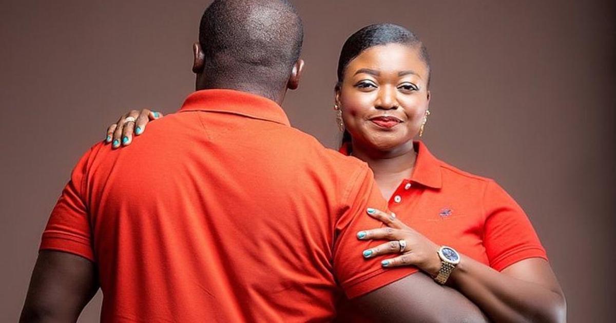 Sam George shows off beautiful wife with romantic message to mark their ...