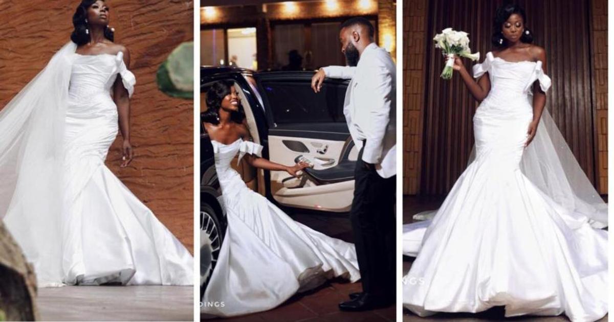Sika Osei got married in the dreamiest wedding gown ever [Photos/Videos ...