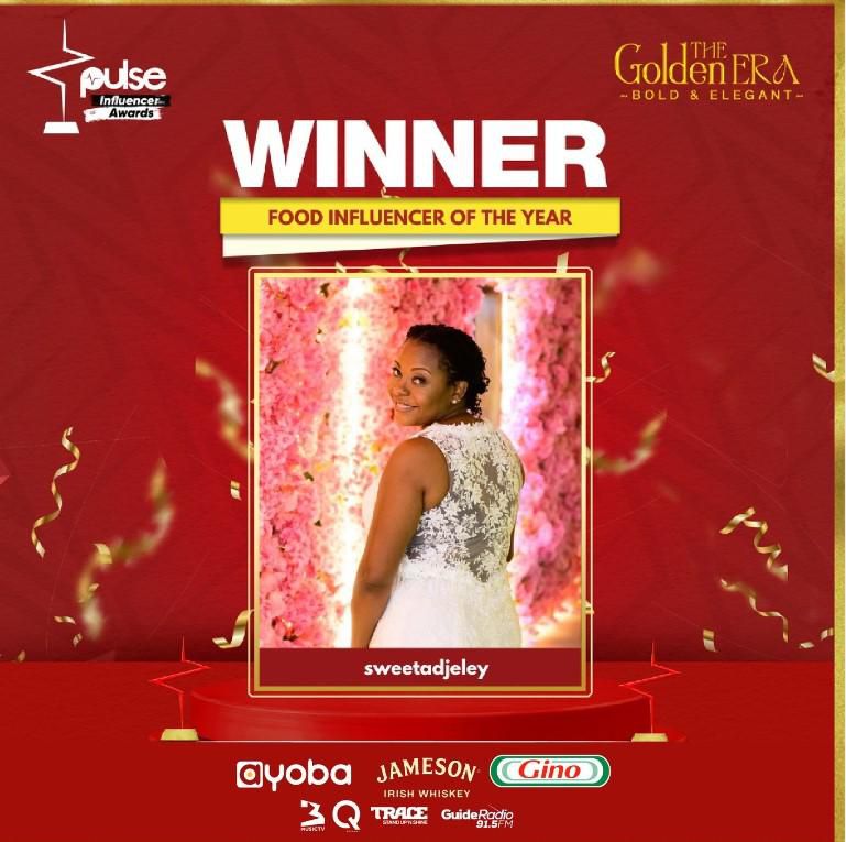 Sweet Adjeley emerges victorious in the 2023 Pulse Influencer Awards ...