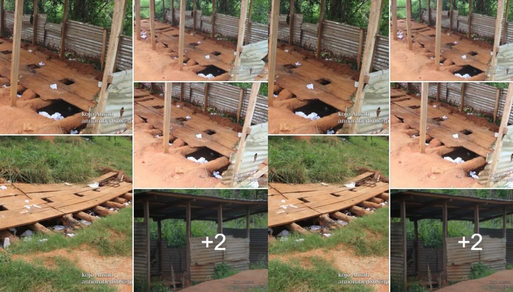 Adjena SHTS students hang uniforms outside to use smelly open toilet ...