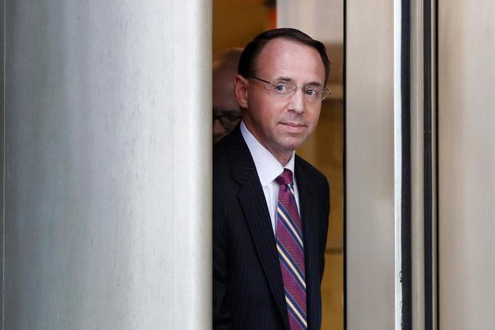 Trump retweets meme suggesting deputy AG Rod Rosenstein committed ...