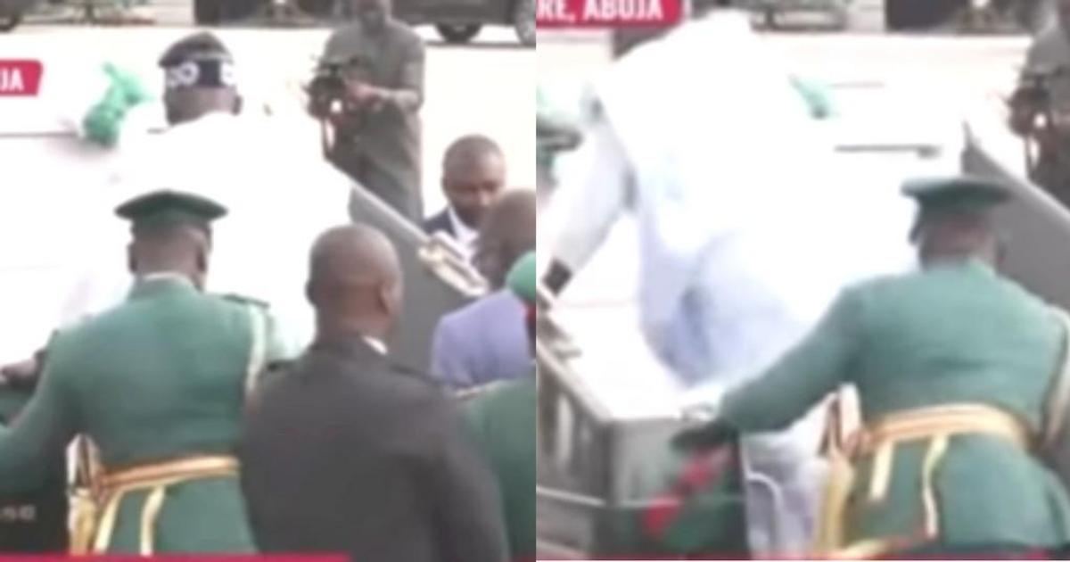 Video of Prez Bola Tinubu falling severely at June 12 Ceremony in Abuja ...