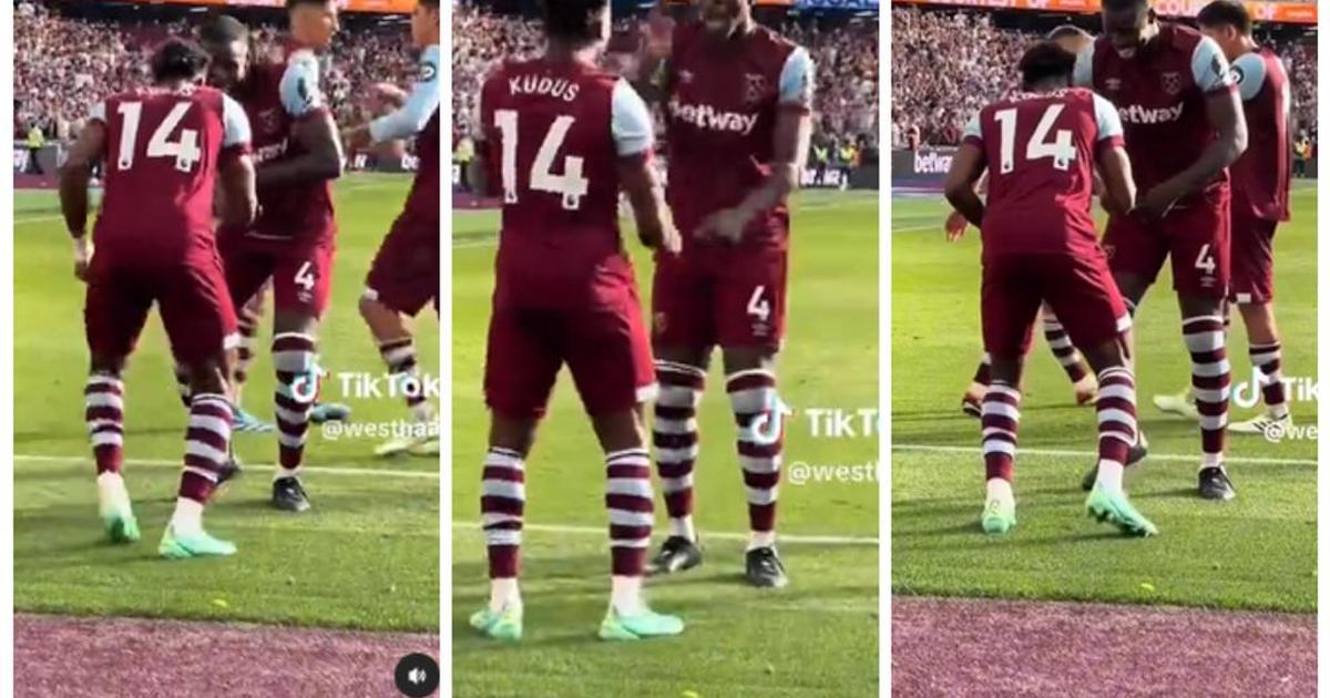 Watch: Kudus performs viral ‘Terminator’ dance with Zouma after goal ...