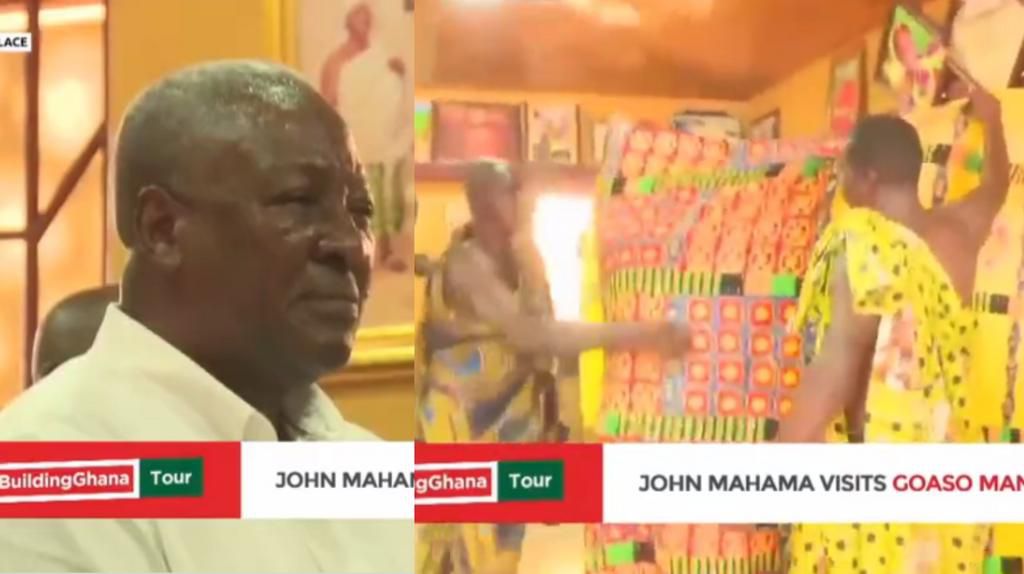 How weeping Goaso chief’s men covered him with cloth to hide his tears ...