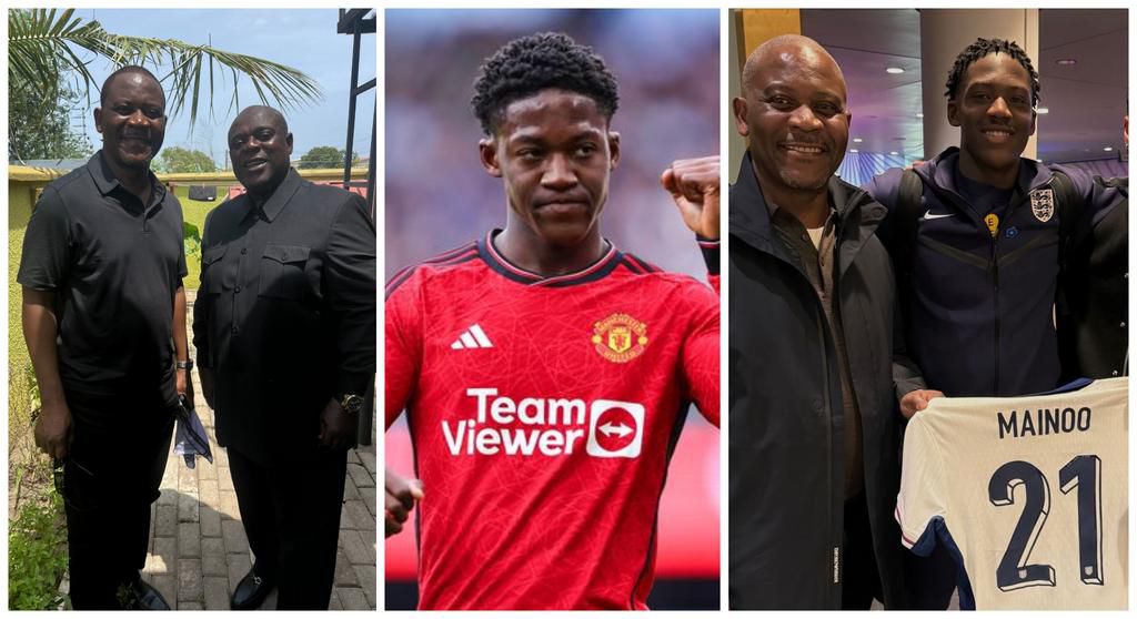 Koku Anyidoho meets Kobbie Mainoo’s father at funeral in Ghana | Pulse ...