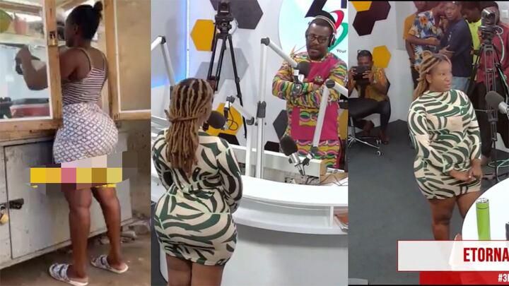 Hook up is not profitable; viral Gobe seller with natural curves ...