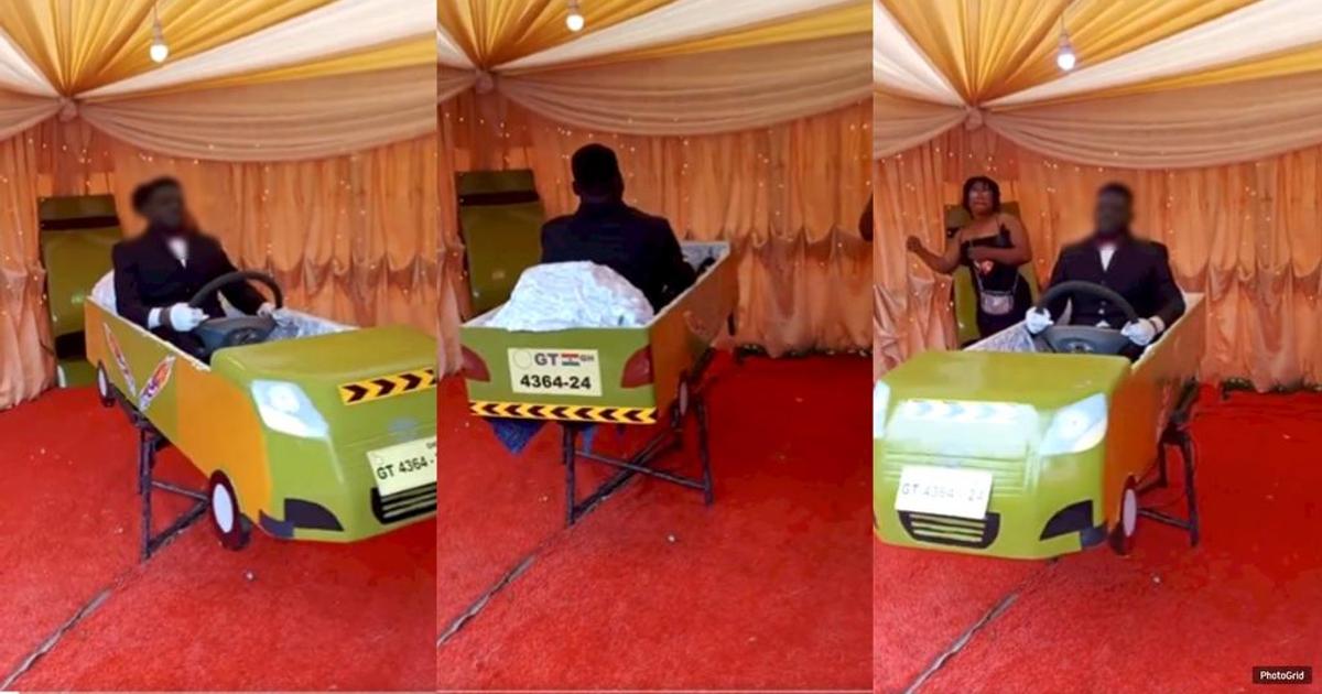 Watch how family of a Taxi driver laid him in state during his funeral ...