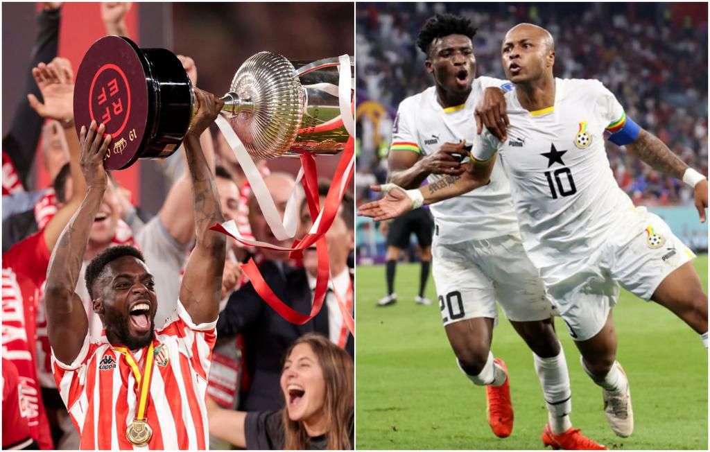 Kudus, Andre Ayew congratulate Inaki Williams for winning Copa del Rey ...