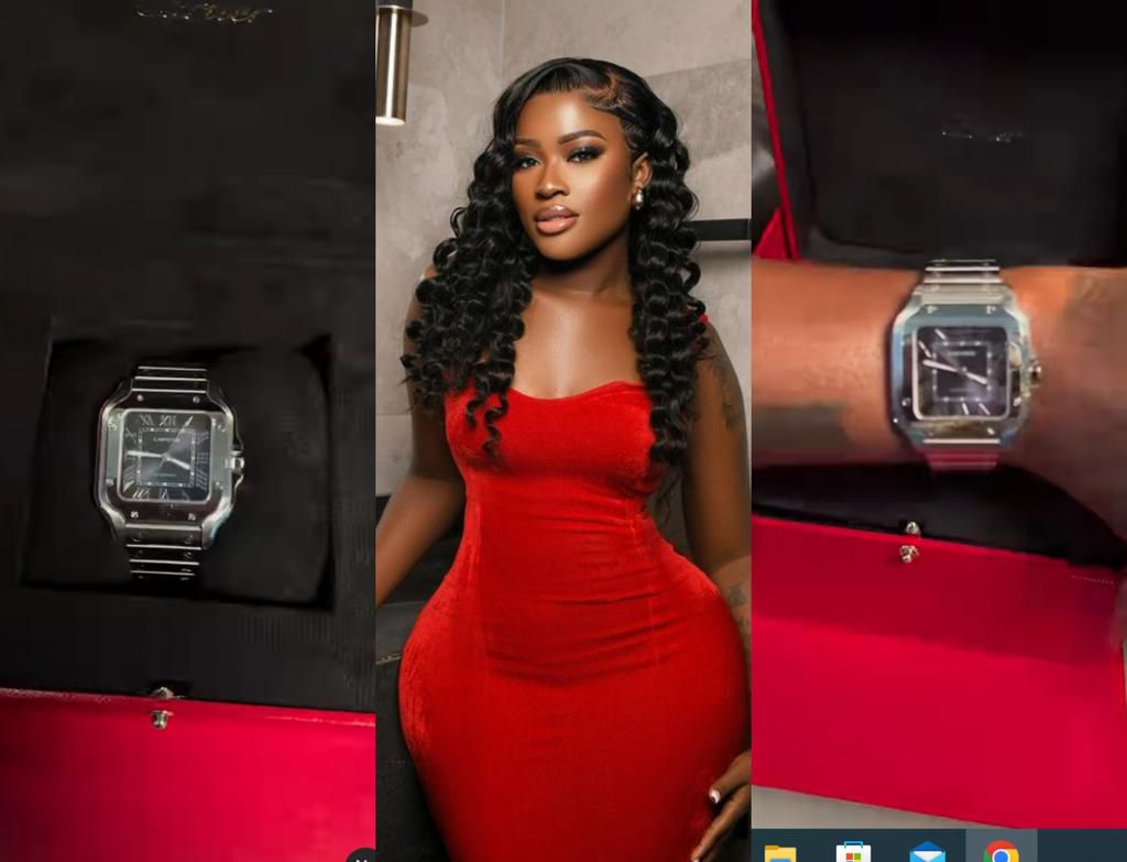 'Biggest' Fella Makafui treats herself to a GH¢100k+ Santos de Cartier ...