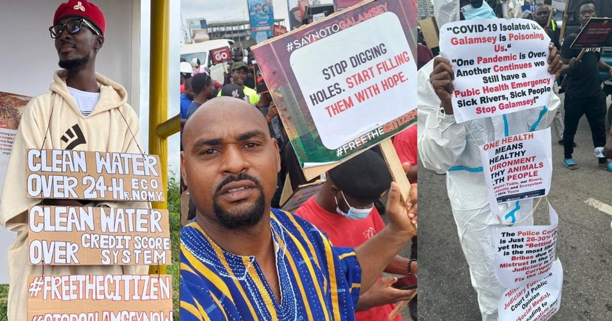 10 hard-hitting messages sent through placards at ongoing # ...