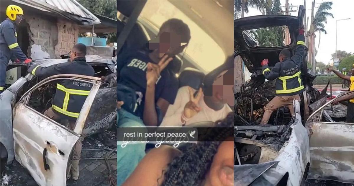 Burnt bodies from East Legon accident finally identified; they are both ...