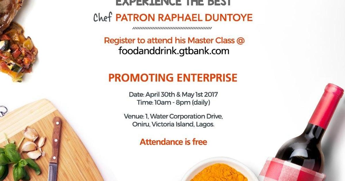 Chef Raphael is coming back to the Food and Drink Fair | Pulse Nigeria