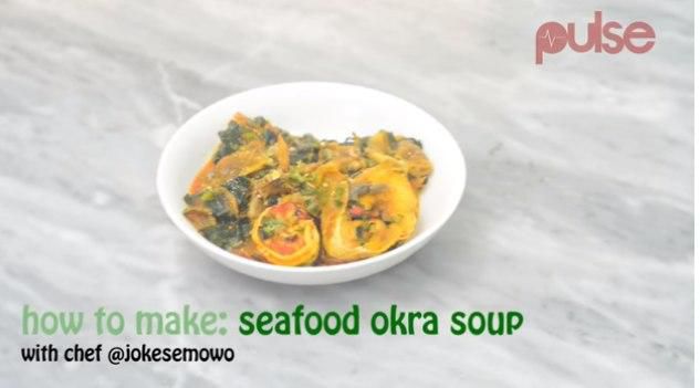 How to make seafood okra in a minute [WATCH] | Pulse Nigeria