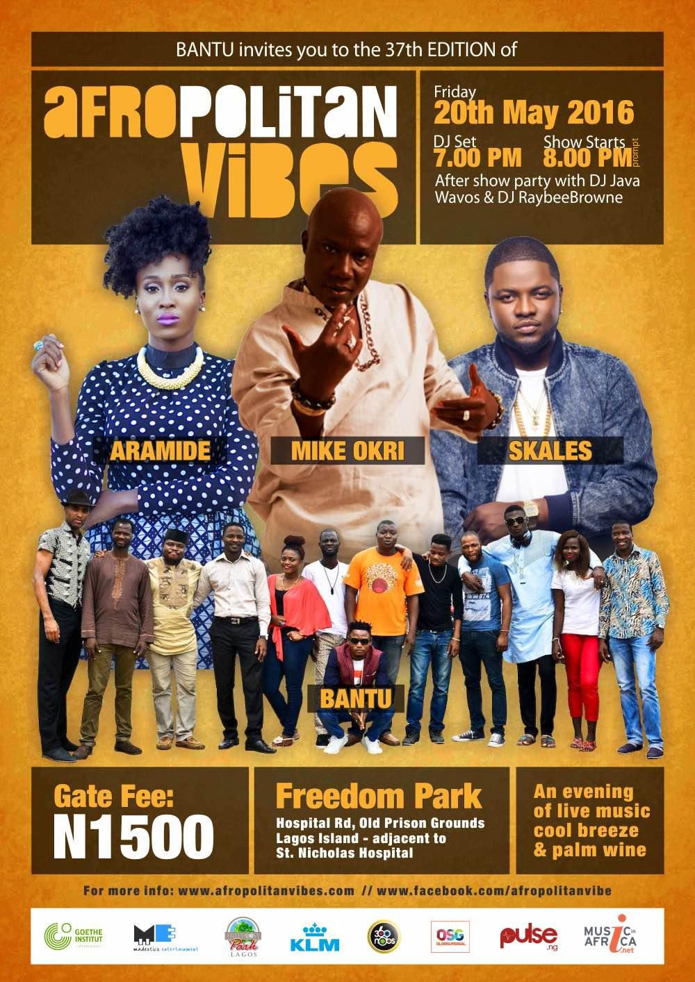 Mike Okri, Skales, Aramide, 13 piece Bantu, others set to storm May ...