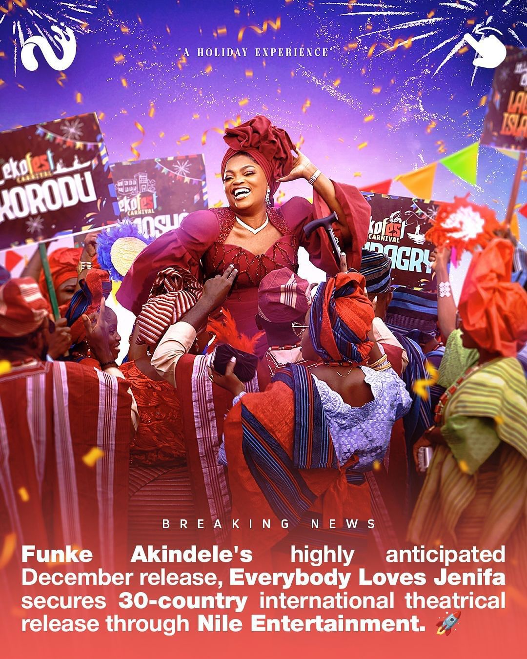 Funke Akindele's 'Everybody Loves Jenifa' for theatrical distribution ...