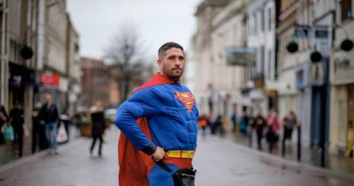 Man in superman costume goes viral after stopping robbery | Pulse Nigeria