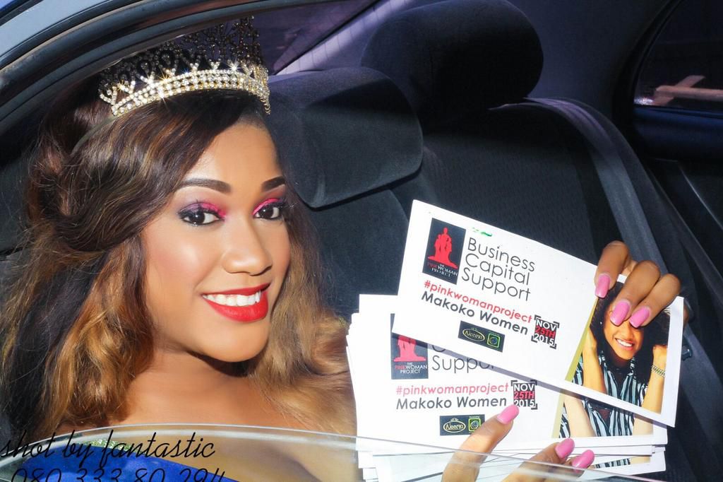 Ex beauty queen launches 'The Pink Woman Project' in Makoko, Lagos ...