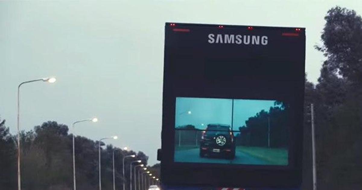 The Samsung 'see-through' trucks that have gone viral | Pulse Nigeria