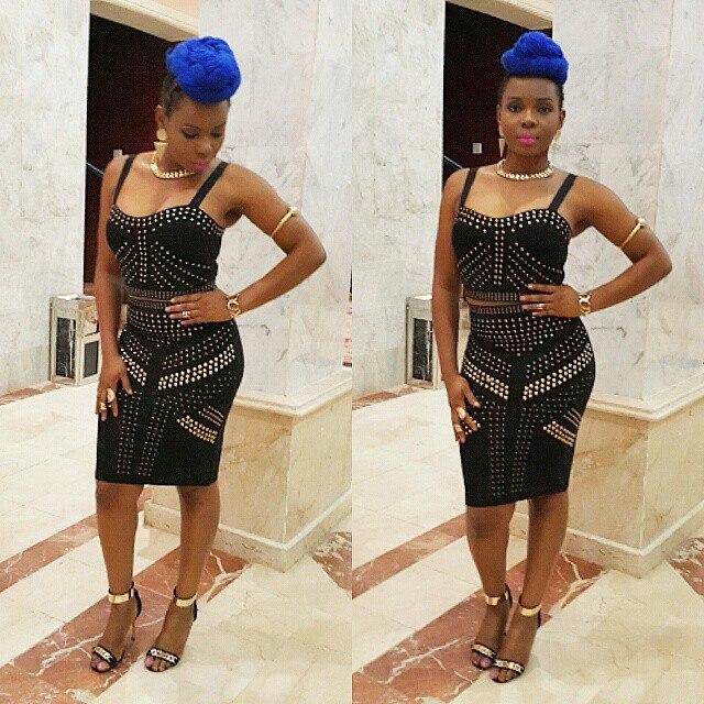Singer rocks matching gladiator set to perfection | Pulse Nigeria