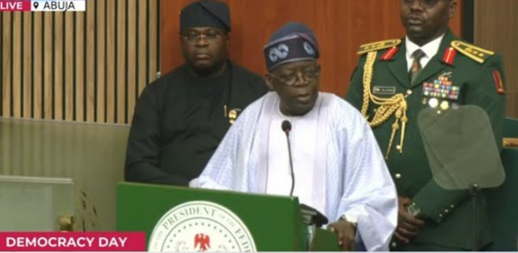 Tinubu on Democracy Day: APC not chasing one-party rule; youth to get jobs, fast internet ...