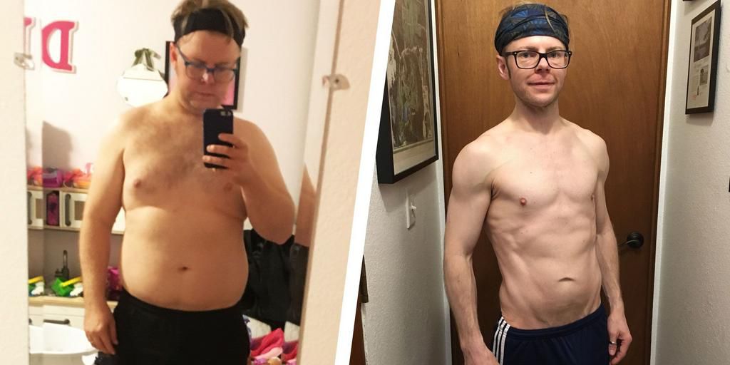 A Panic Attack Prompted This Man’s 73-Pound Weight Loss Transformation ...