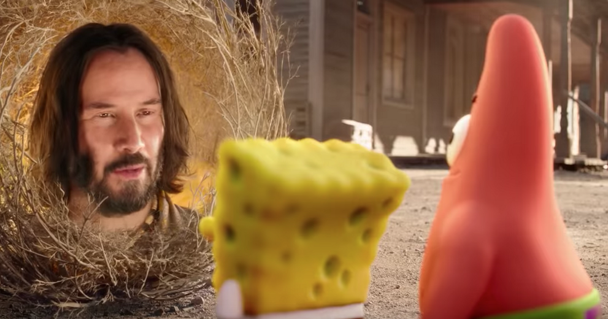 The Keanu-ssaince Continues With Keanu Reeves' SpongeBob Movie Cameo ...