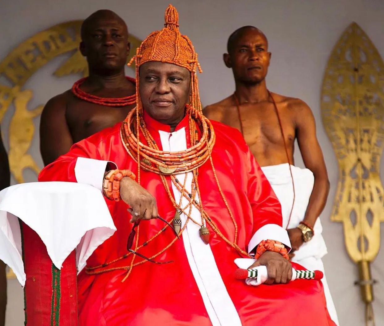 Oba of Benin begins burial ceremony of mother 49 years after her death ...