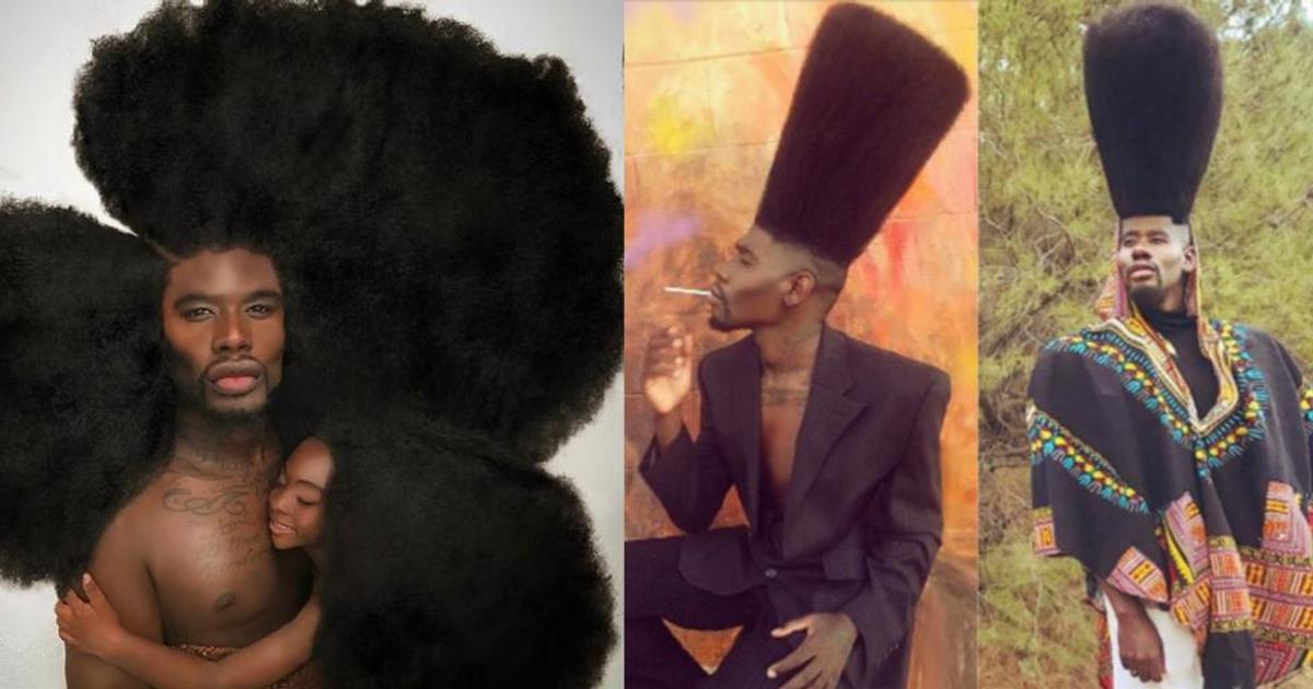 Benny Harlem and his record-breaking hair (more photos) | Pulse Nigeria