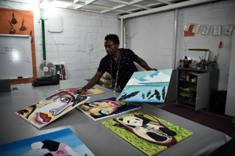 Congolese refugee artist seeks niche in Greece | Pulse Nigeria