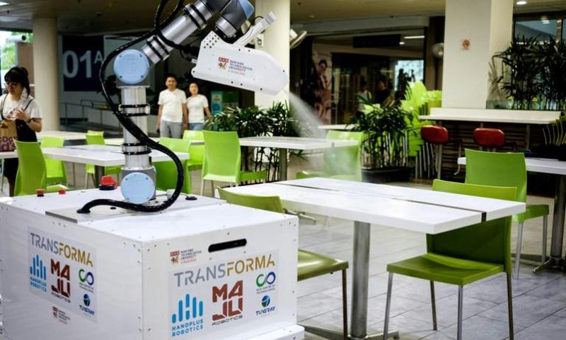 Singapore disinfecting robot trialled in virus fight | Pulse Nigeria