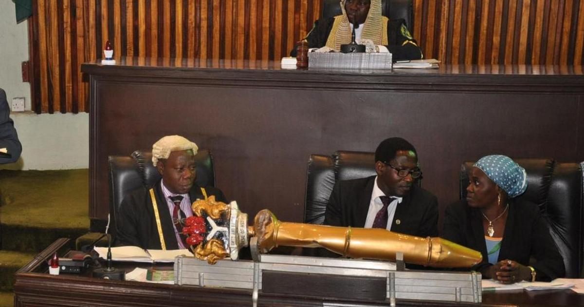 Stolen Ogun Assembly mace found in a bush in Lagos | Pulse Nigeria