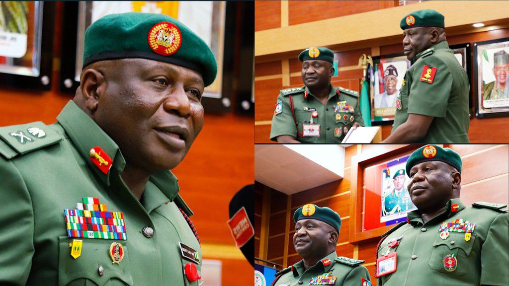 PHOTOS: Major General Oluyede assumes office of acting Chief of Army Staff | Pulse Nigeria