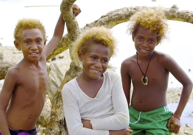 Melanesian People: Why Some Have Naturally Blonde Hair & Blue Eyes ...
