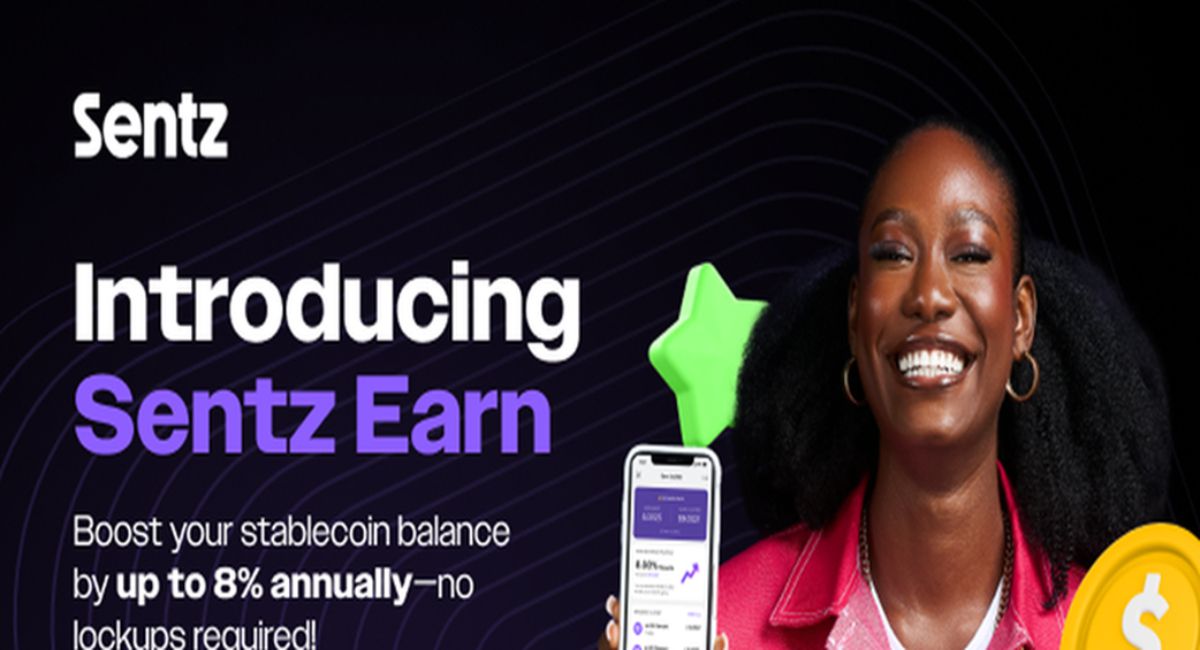 Sentz Launches ‘Sentz Earn’ to Help Users Earn up to 8% Annually on ...