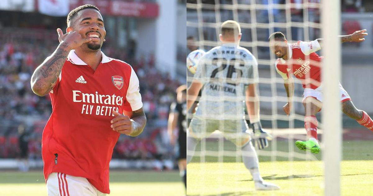 'Thank you Jesus' - Reactions as Gabby scores 2 goals for Arsenal in ...
